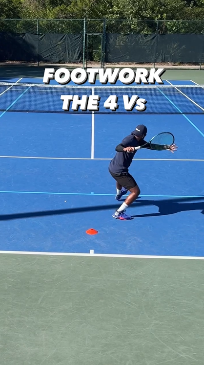 Footwork training: The 4 Vs method