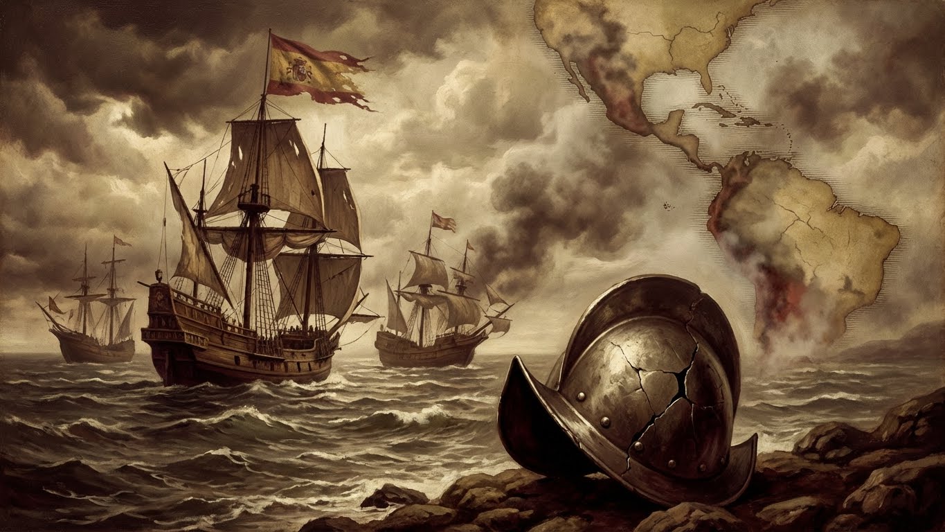 How did the Spanish Empire collapse?