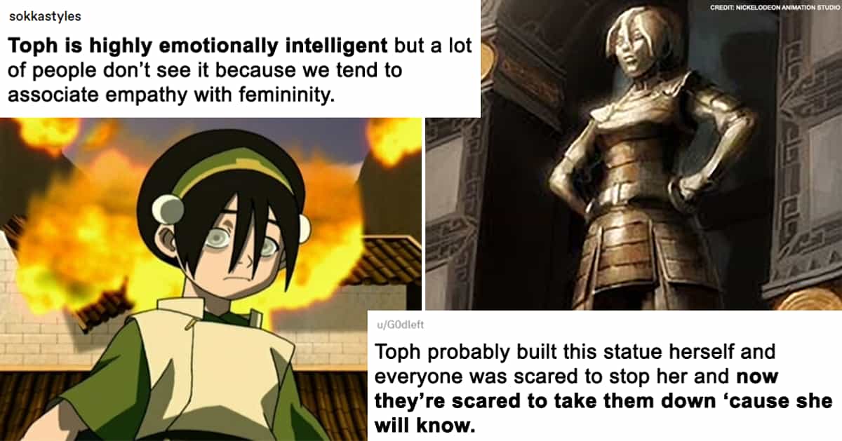 Poignant details about Toph from "Avatar: The Last Airbender"