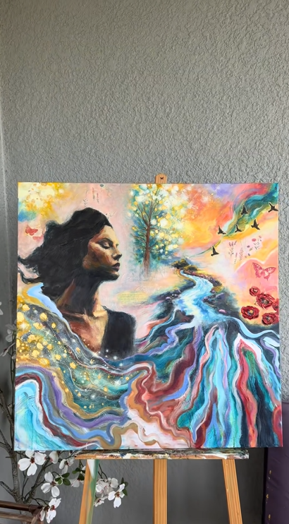 Letting art flow naturally