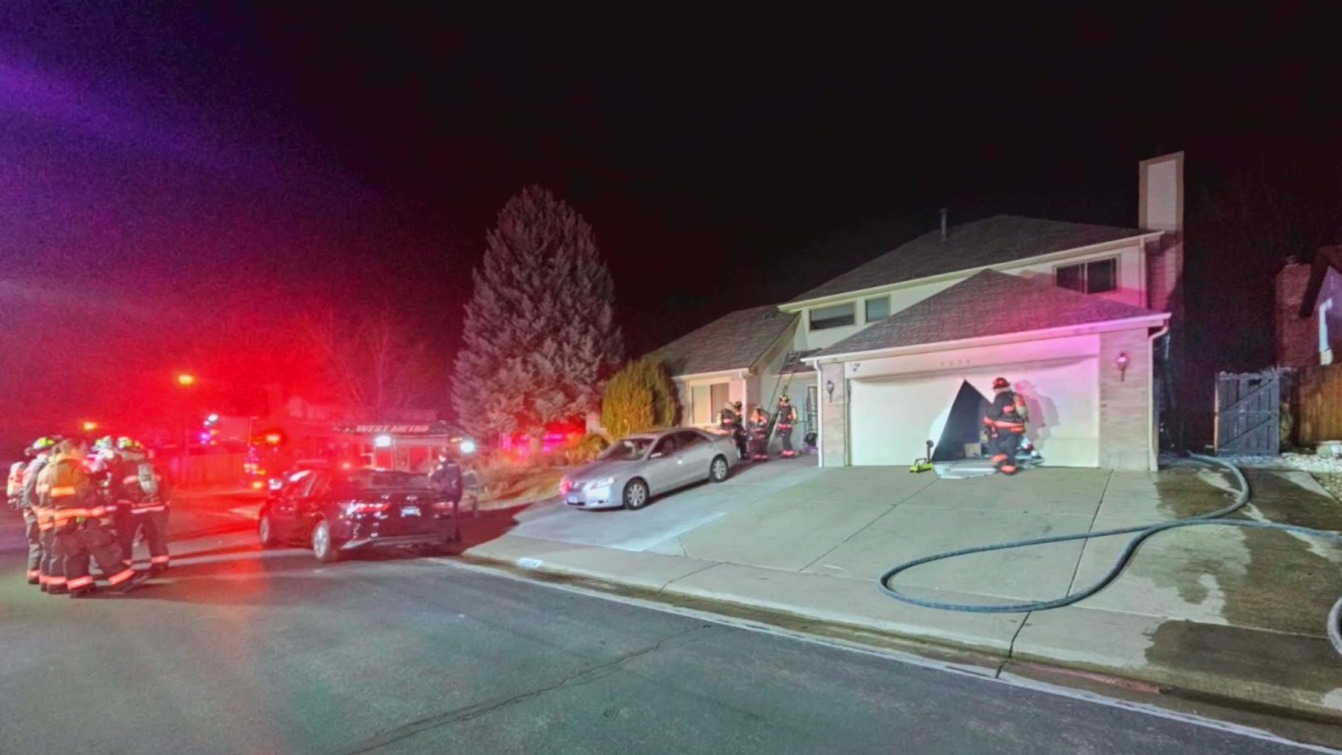 Firefighters put out fires overnight including one where a burning ...