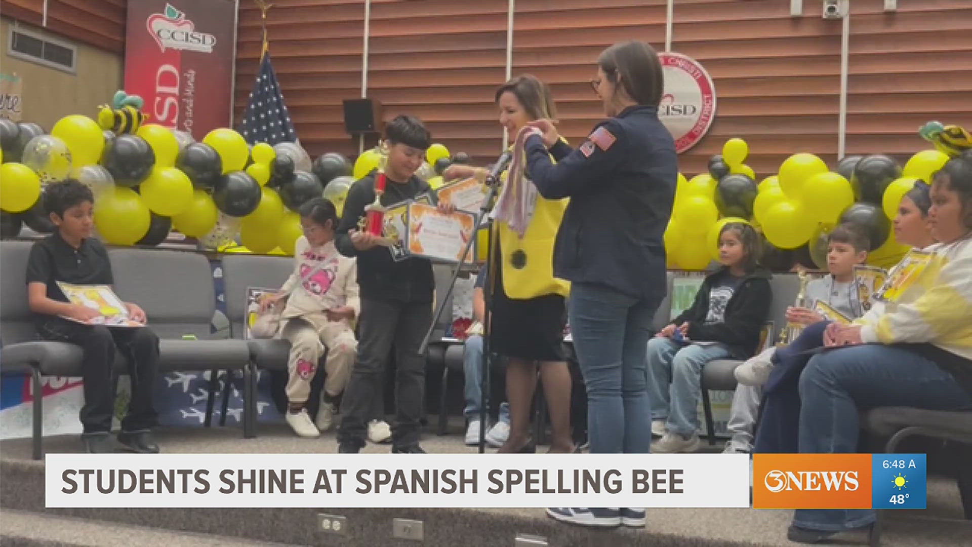 Students shine at Spanish spelling bee