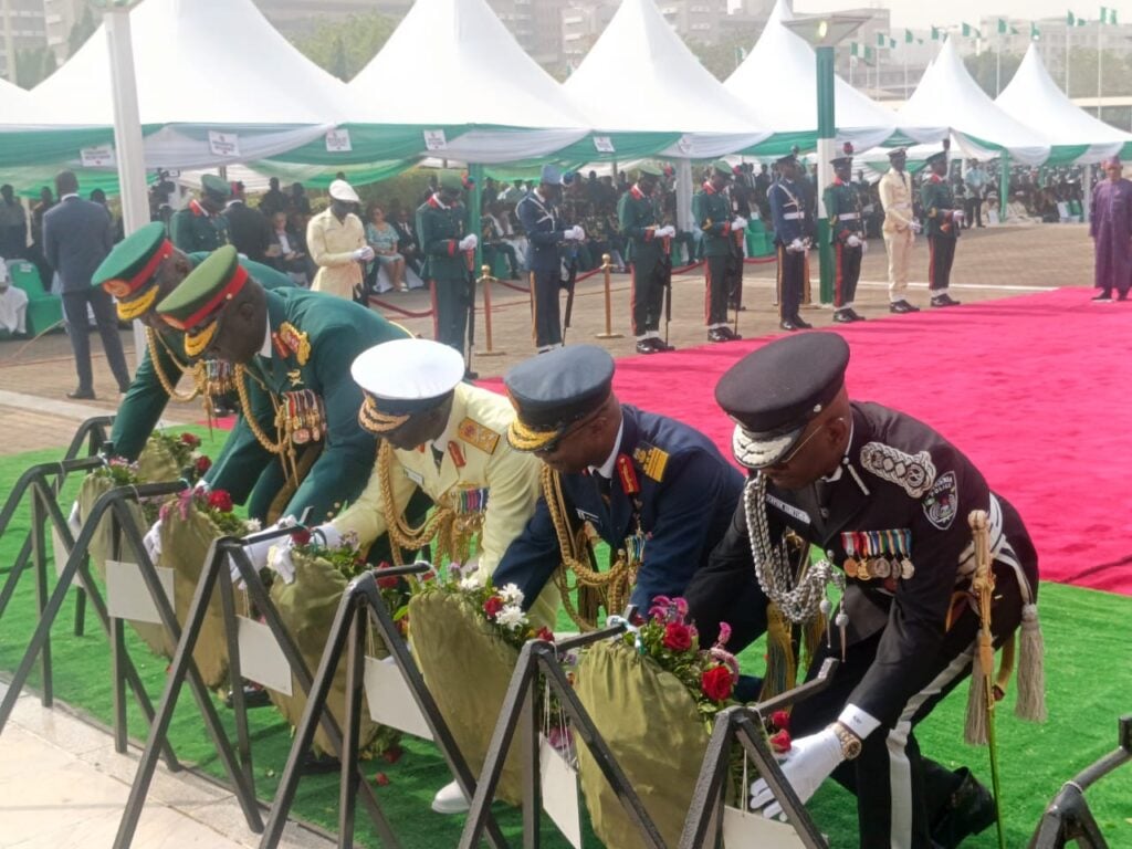 Armed Forces Remembrance Day: Tinubu, others honour fallen heroes