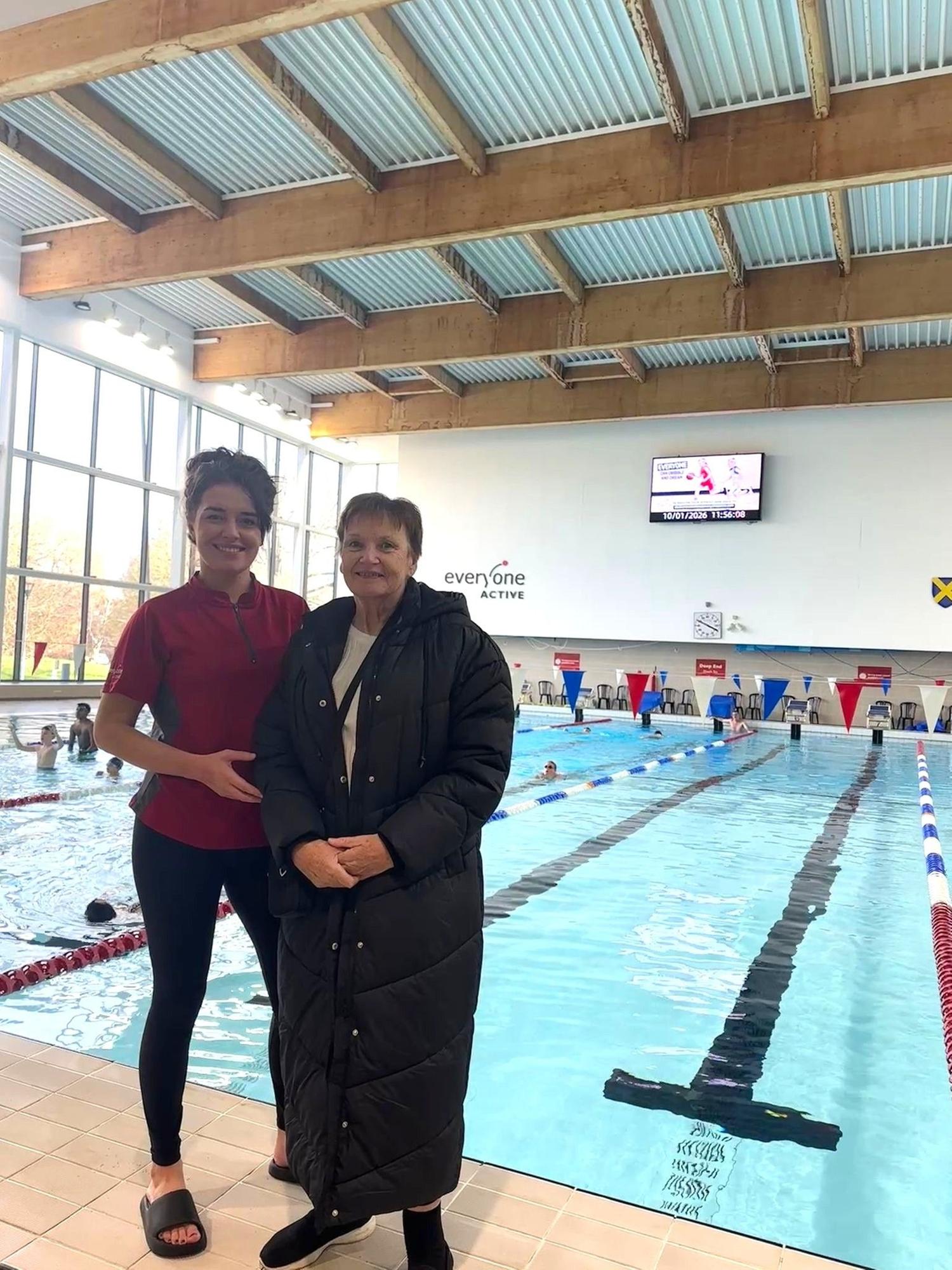 Pauline, 72, conquers lifelong fear of water thanks to Westminster ...