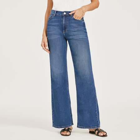 Fashion forward: wide-leg denim