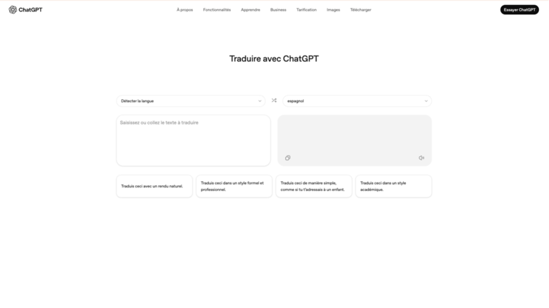 ChatGPT Translate : OpenAI lance son concurrent de Google Traduction