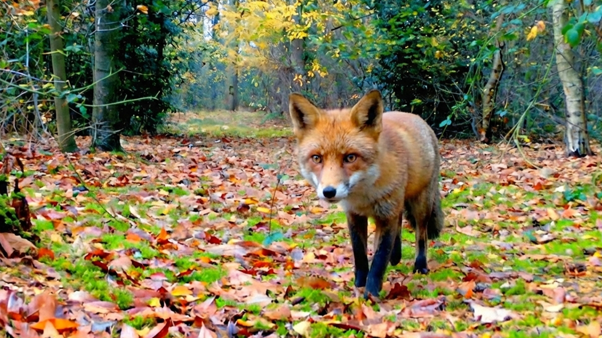 Camera trap footage shows nature unfiltered