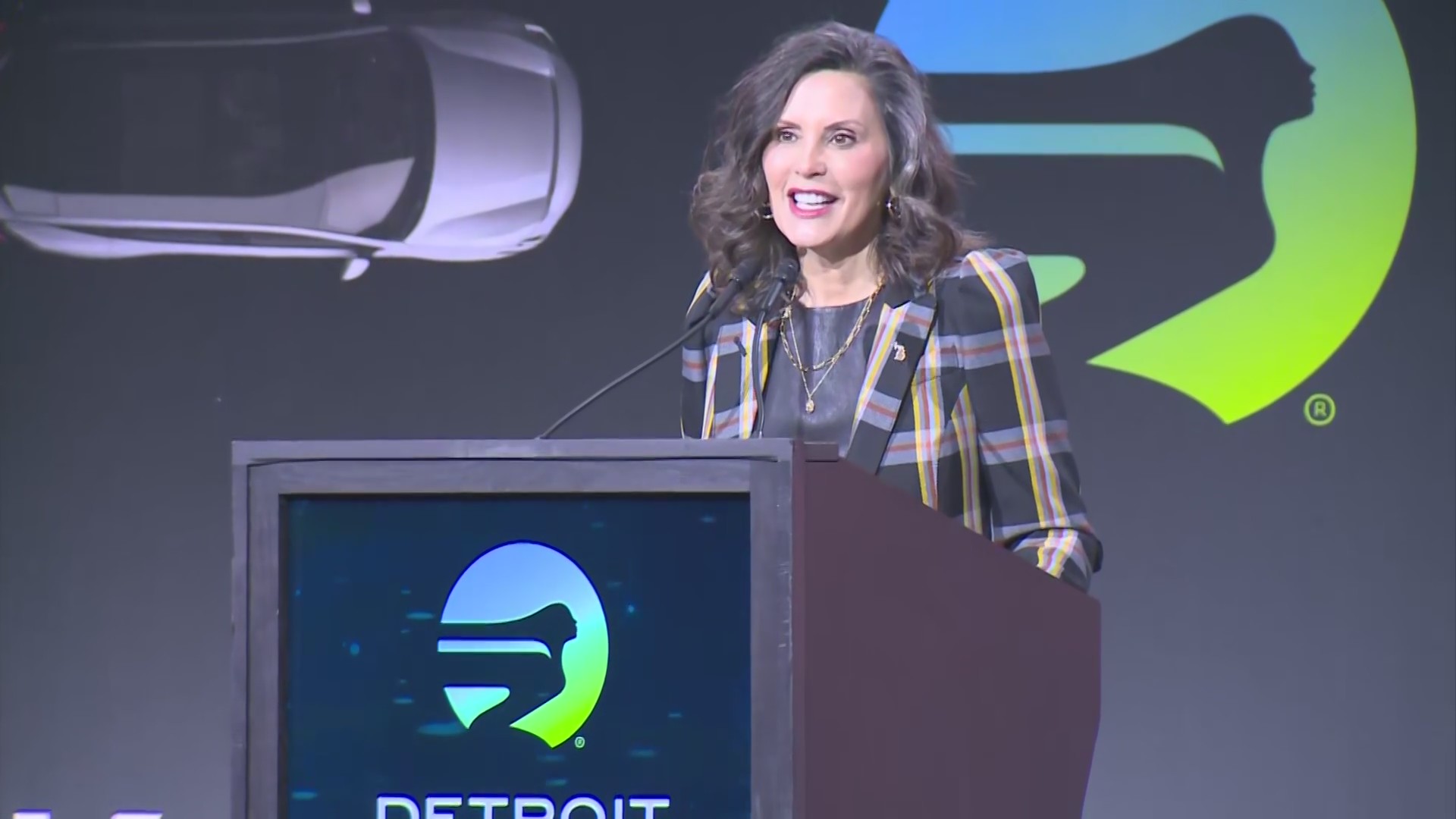 Gov. Whitmer shares Michigan’s future at Detroit auto show
