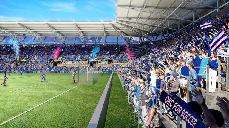 New OKC soccer stadium will feature field-level seats for some fans