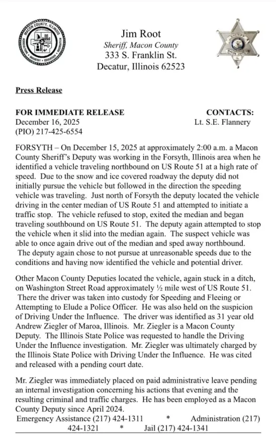 Cop runs from cop, then gets a paid vacation