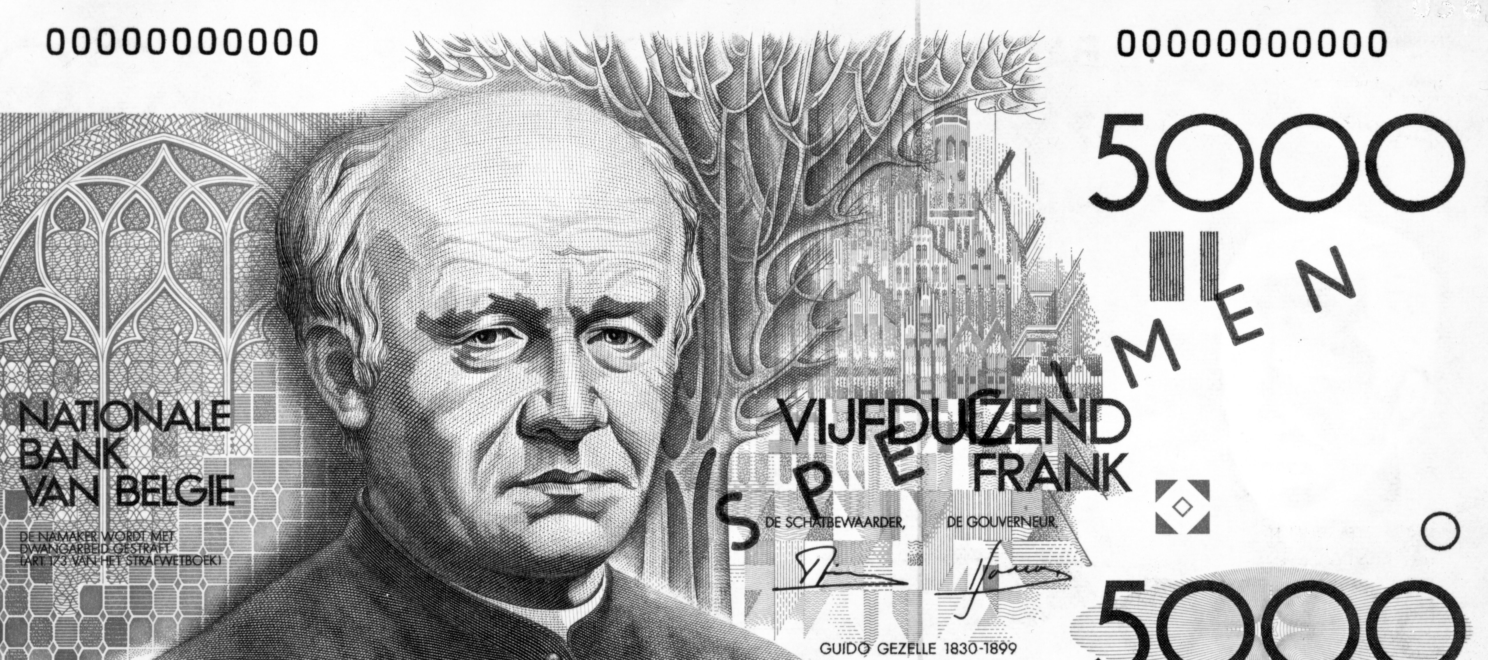 Environ 40.000 billets en francs belges échangés l'an dernier