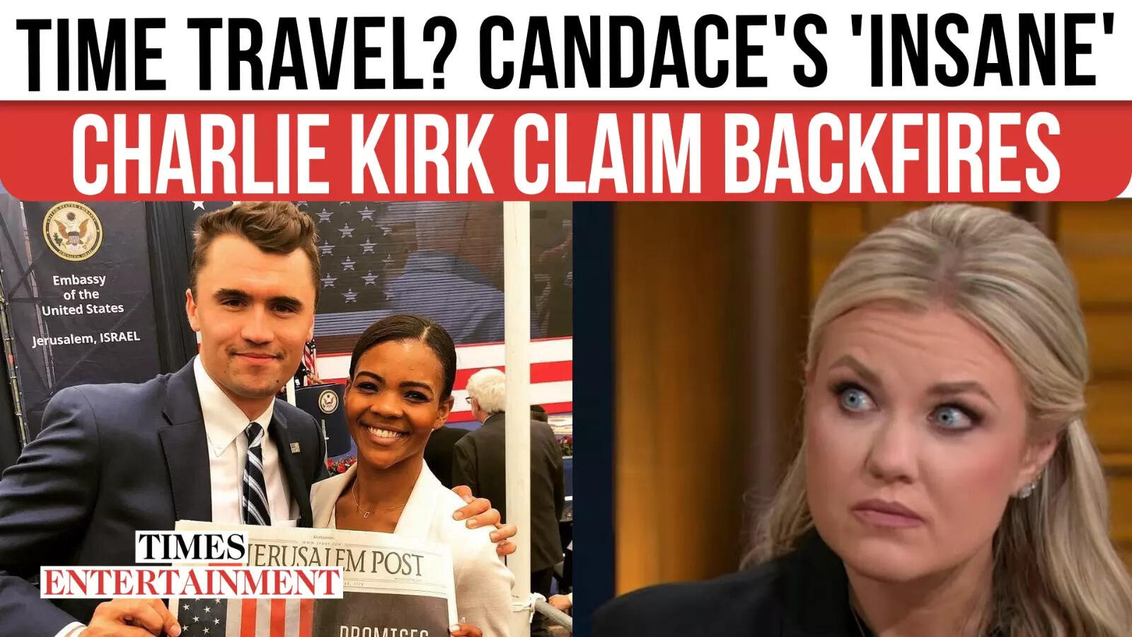 Candace Owens slammed for 'bizarre' Charlie Kirk theory about time travel
