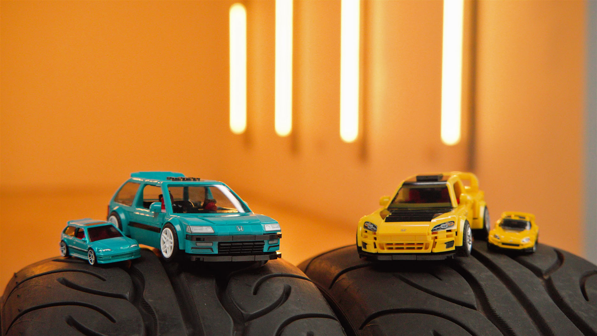 Hot Wheels Brick Shop adds Honda legends to self-build model range