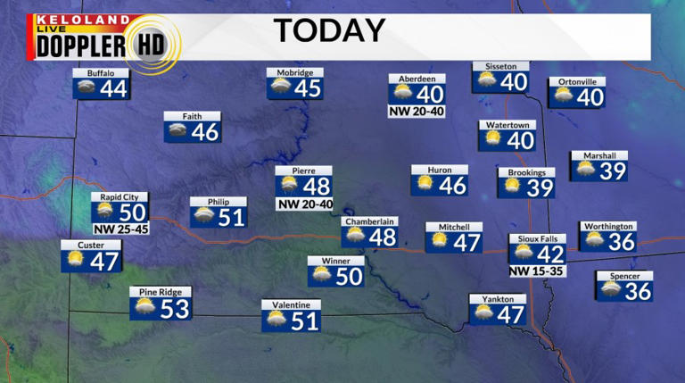 Strong winds, snow chances, and colder temperatures ahead