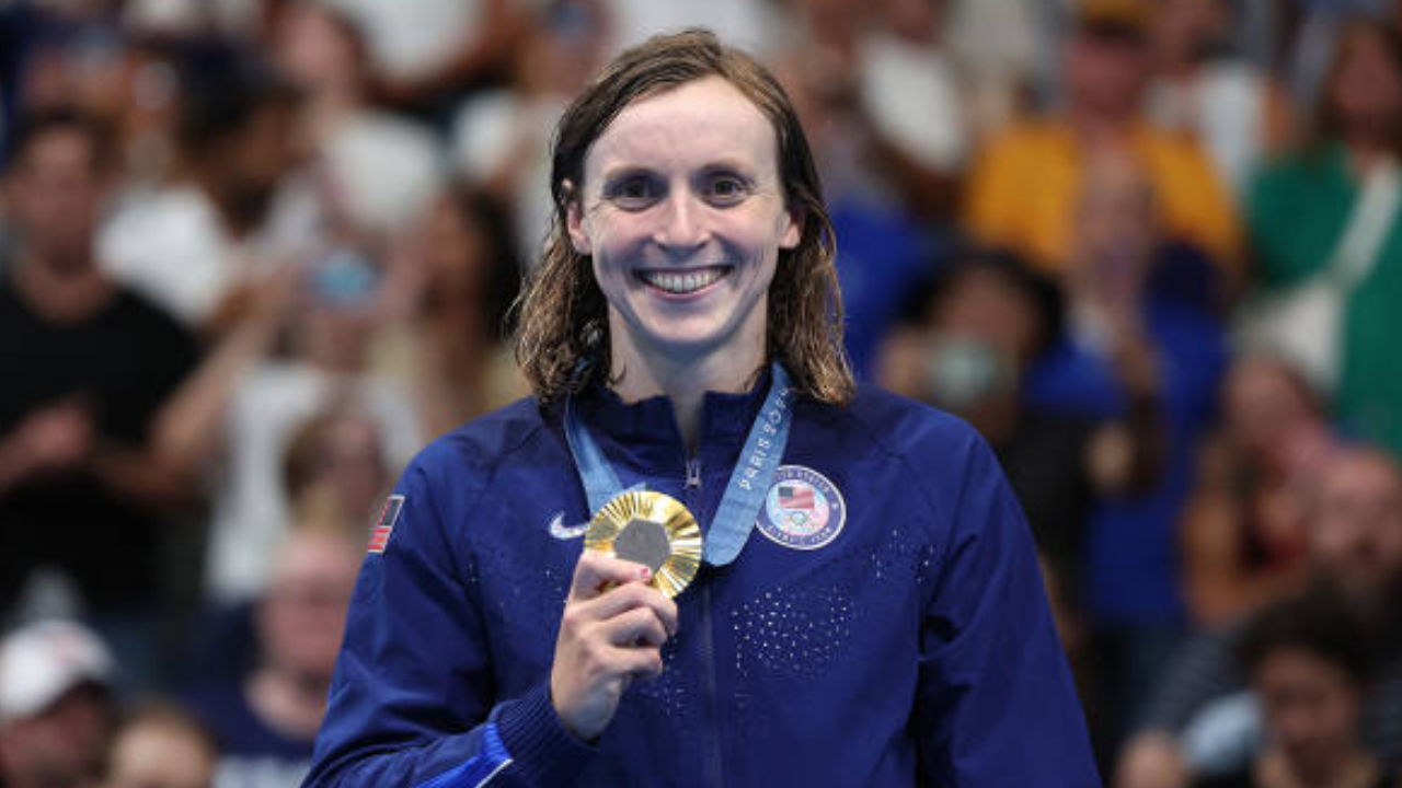 Katie Ledecky sends early warning ahead of LA 2028 Olympic Games with ...