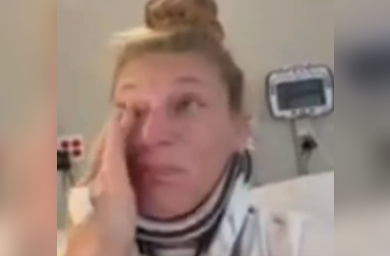 Kayla Harrison releases statement from hospital bed on UFC 324 neck ...