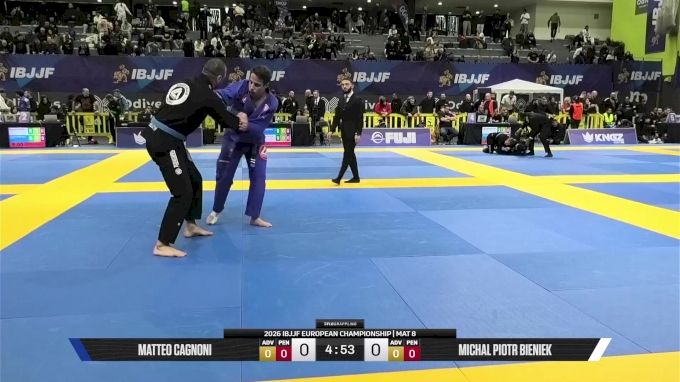 Michal Piotr Bieniek vs Matteo Cagnoni 2026 European Jiu-Jitsu IBJJF ...
