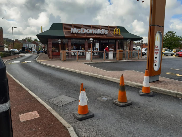 McDonald's in Leyland 'take-out only' while emergency toilet repairs ...
