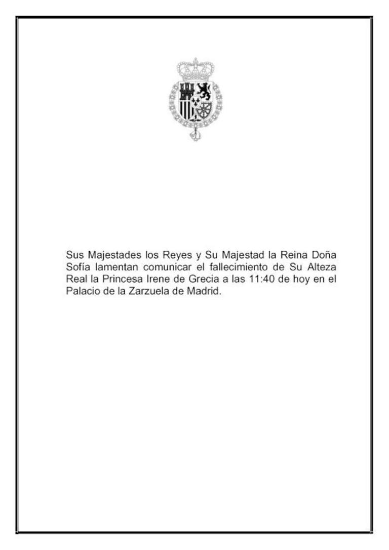 Princess Irene of Greece dies at 83, Queen Sofia’s inseparable sister