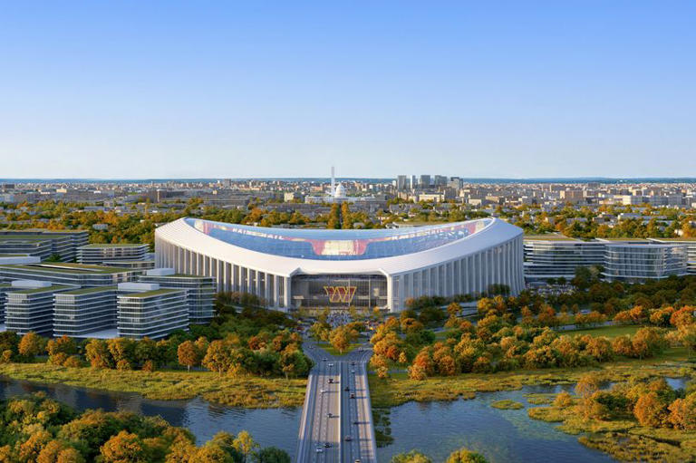 NFL team shares first glimpse of new $3.8B stadium Donald Trump wants ...