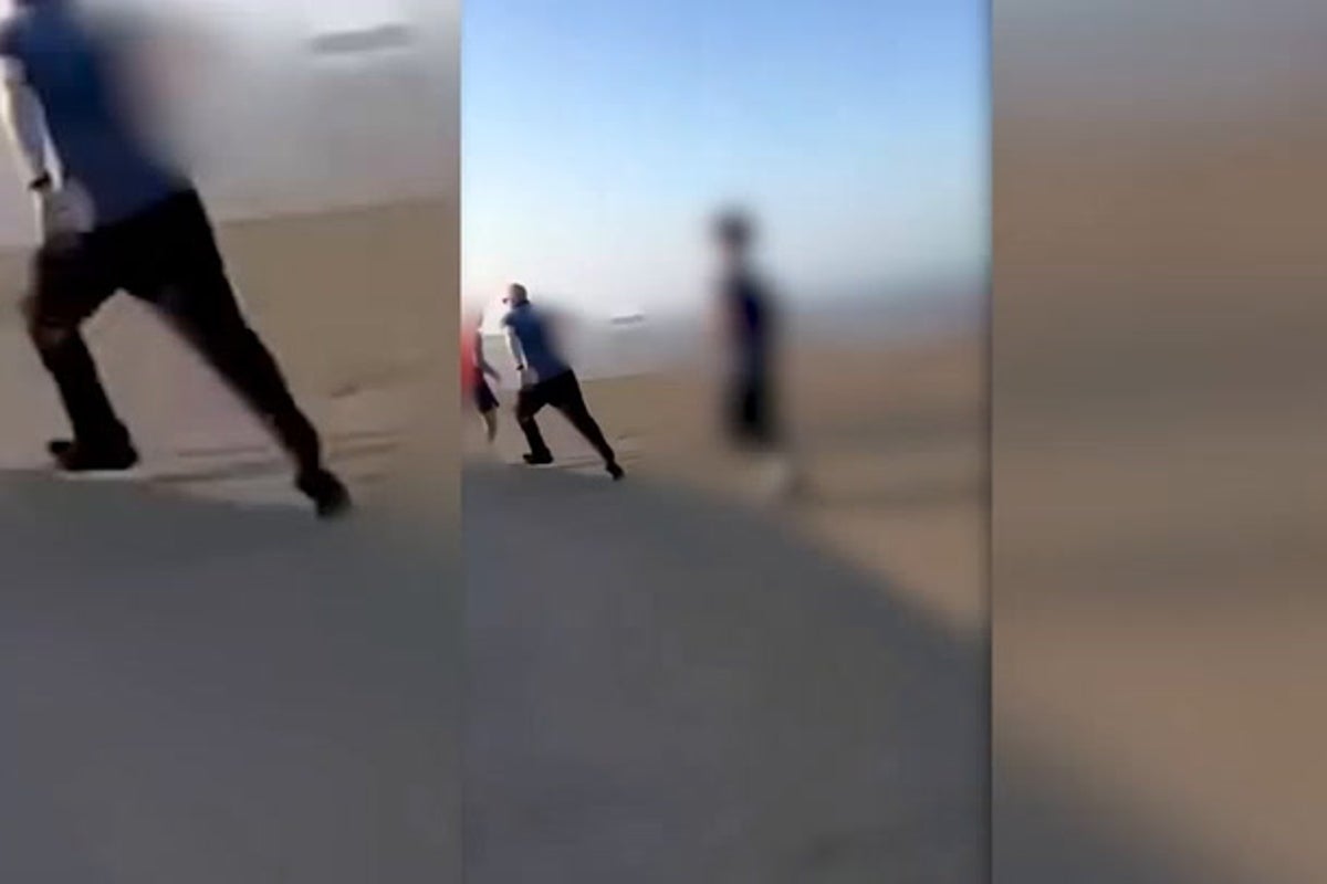 Electrician murder trial jury shown video of alleged bottle attack