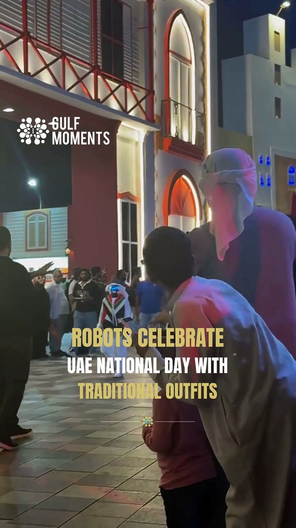 Look: Robots celebrate UAE National Day with traditional outfits