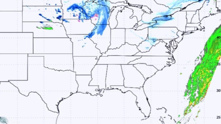 Three arctic blasts are expected over the next 7 days, which will lead ...