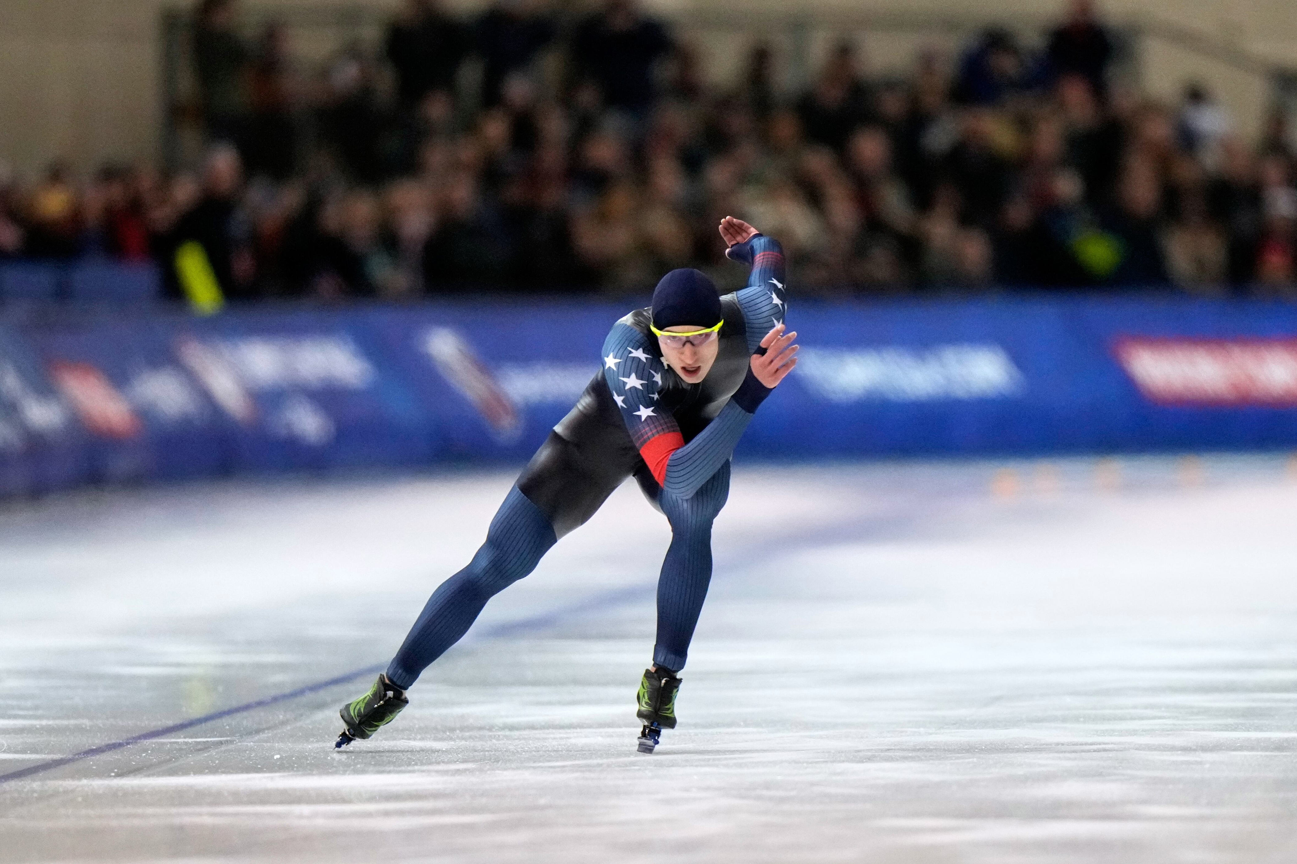 Wisconsin speed skater Jordan Stolz eyes gold at Milano Cortina Olympics