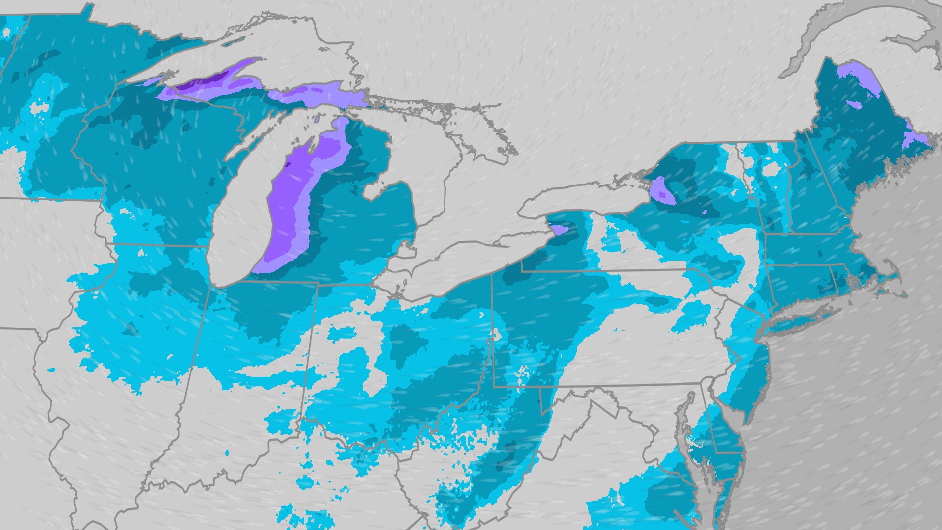 Parade of storms to dump snow across Great Lakes, Northeast