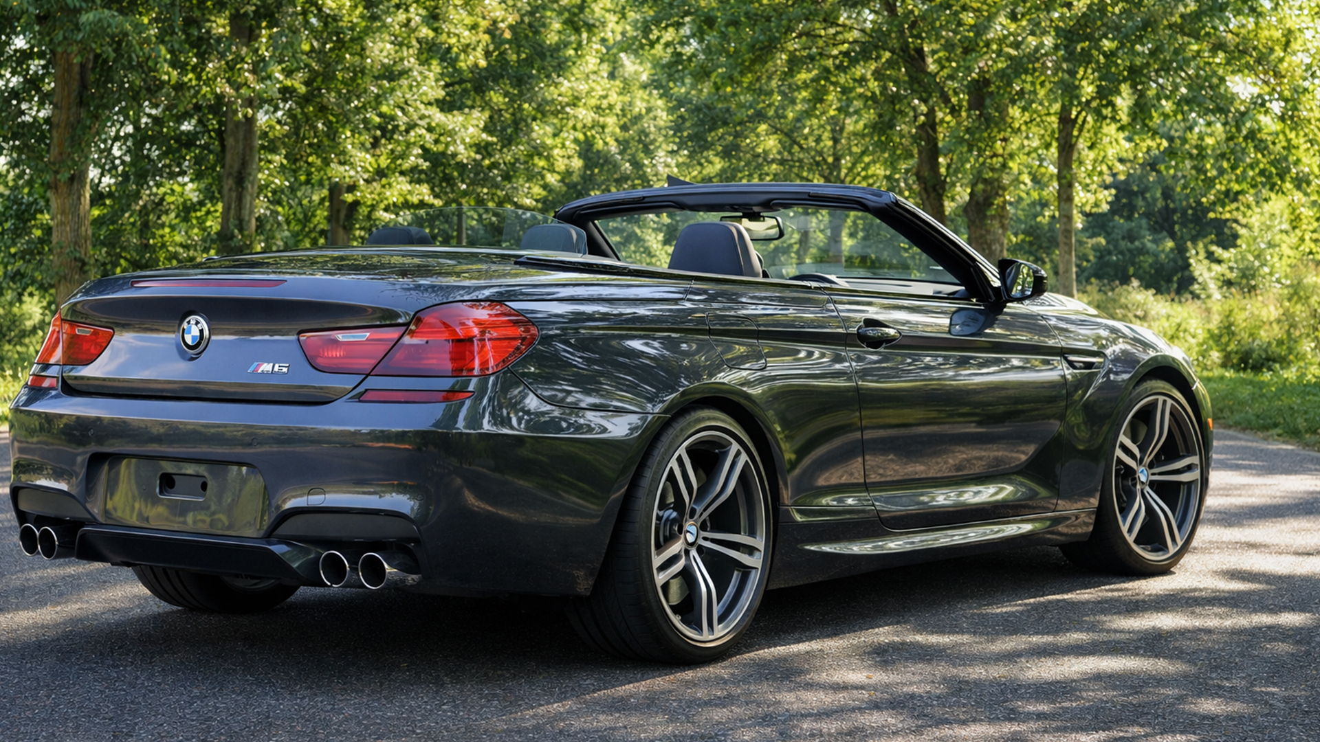 Acceleration and exhaust sound from BMW M6