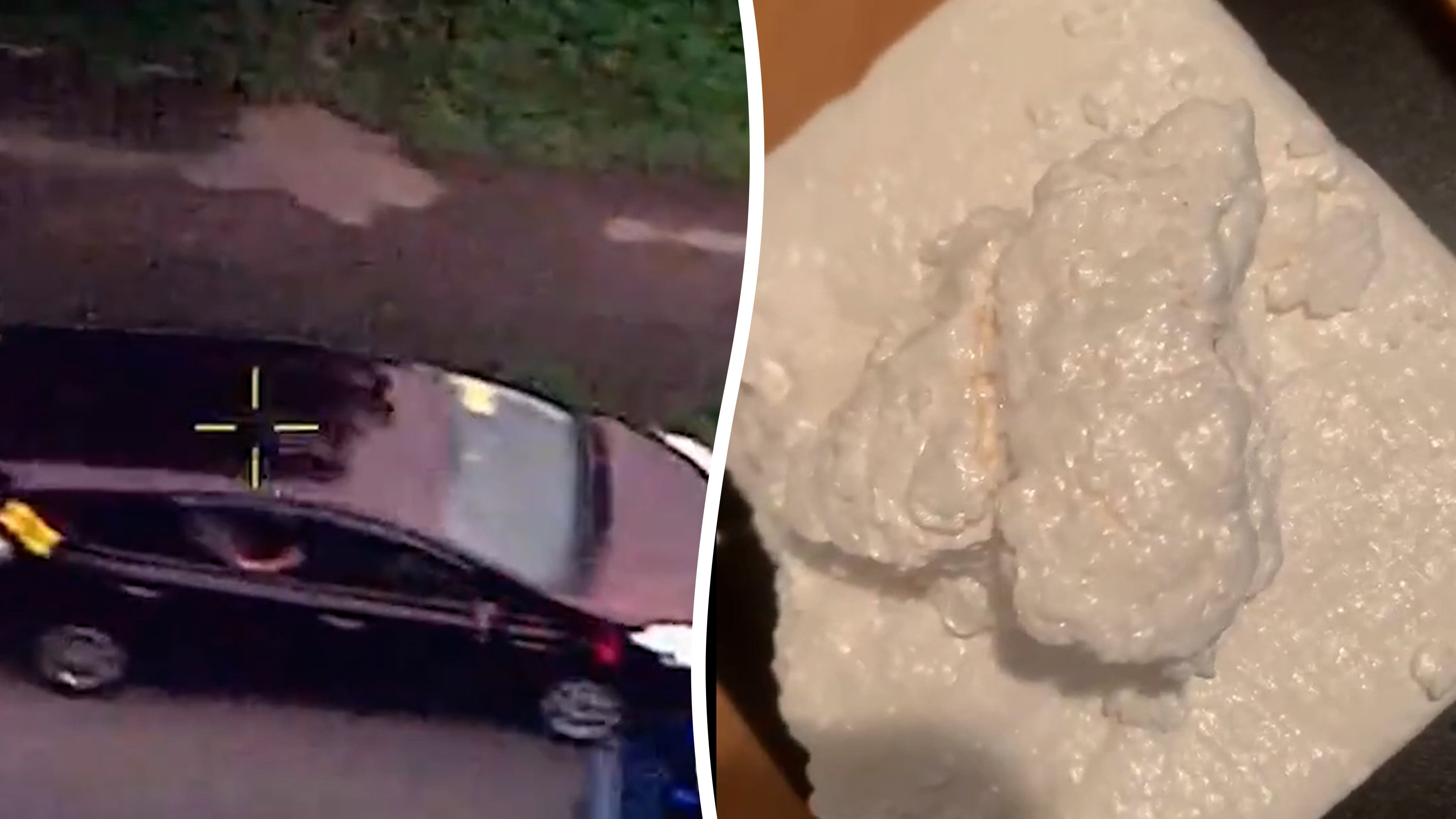 Dramatic moment cops ram taxi carrying 'drug cartel' leaders