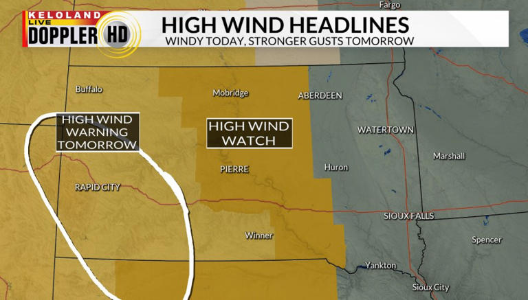 Strong winds, snow chances, and colder temperatures ahead