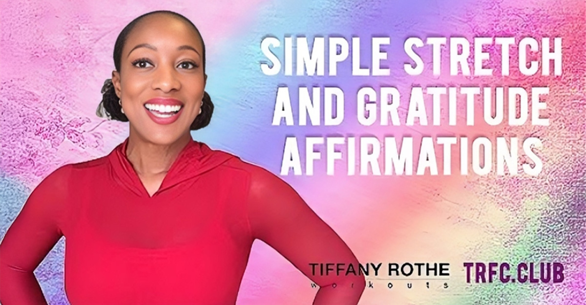 Simple stretch and gratitude meditation with Tiffany Rothe