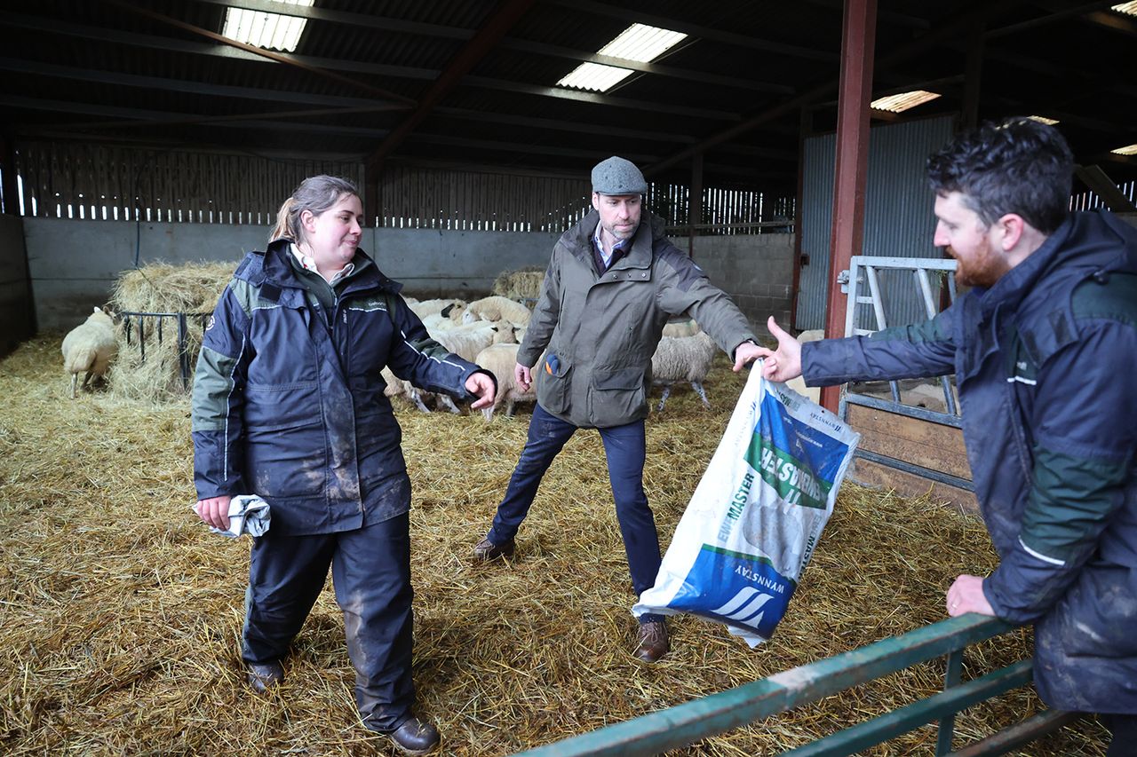 Prince William jokes about 'lumberjack moment' as he's put to work on ...