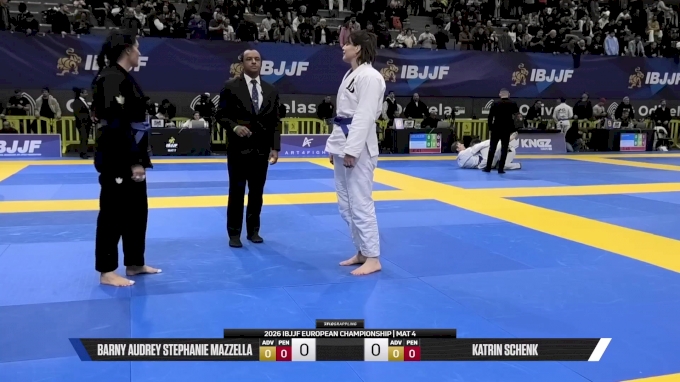Katrin Schenk vs Barny Audrey Stephanie Mazzella 2026 European Jiu ...