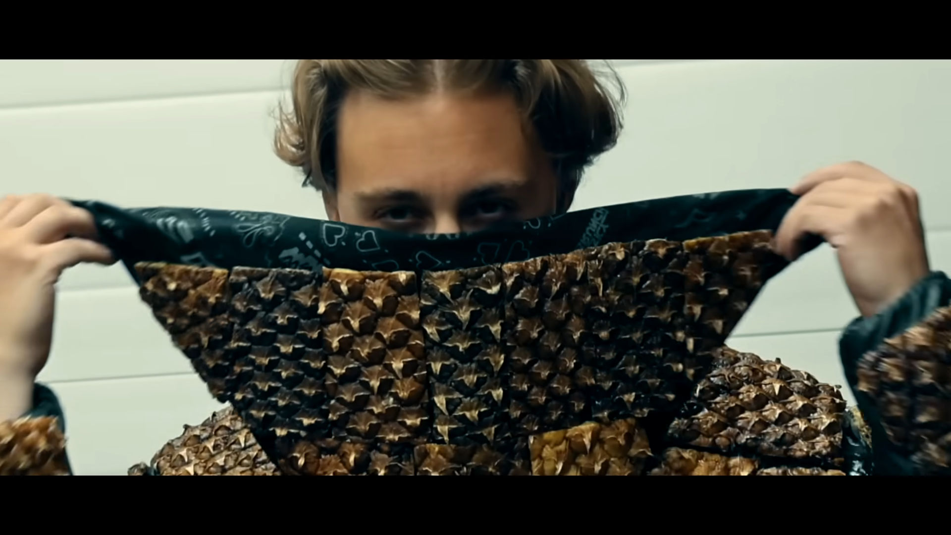 This is what a fire proof suit made from pineapples can actually do