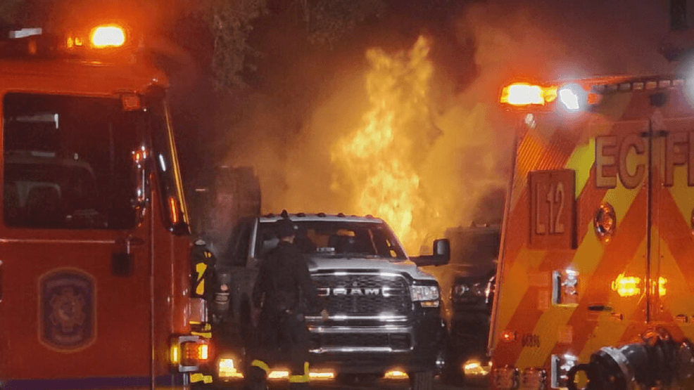 Two fires break out overnight at businesses on Mobile Highway in ...