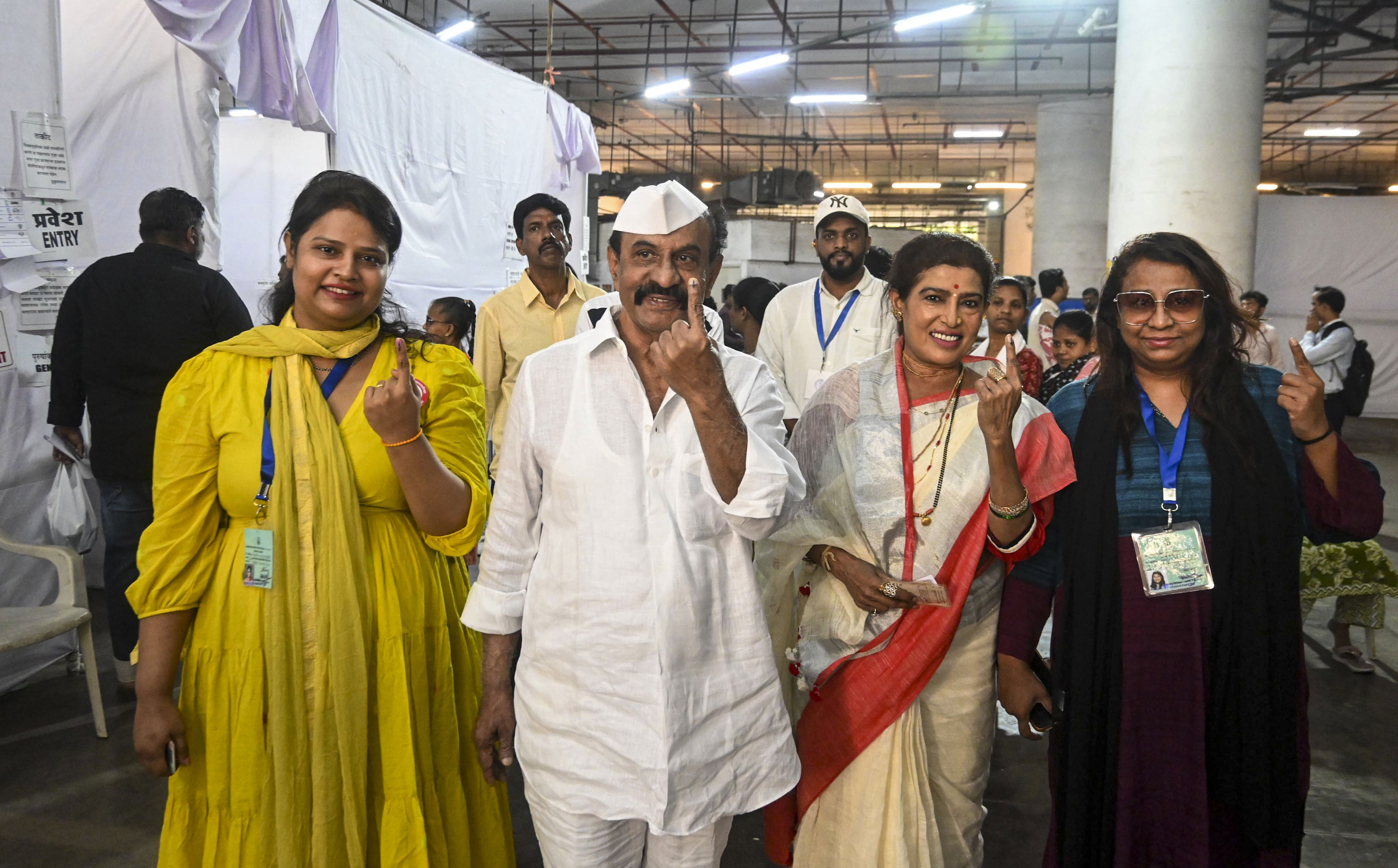 About 50 pc turnout in Maharashtra civic polls; ink row leaves ...