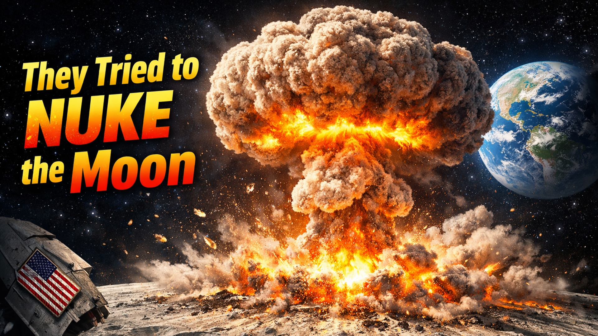 The US Air Force plan to detonate a nuclear bomb on the moon, Project ...