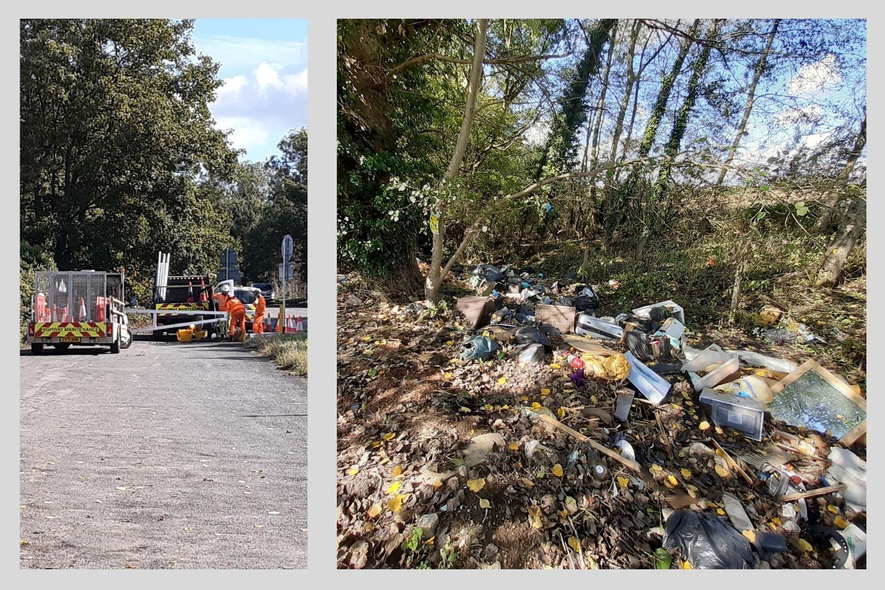 Efforts targeting notorious fly-tipping hotspot in Northamptonshire ...