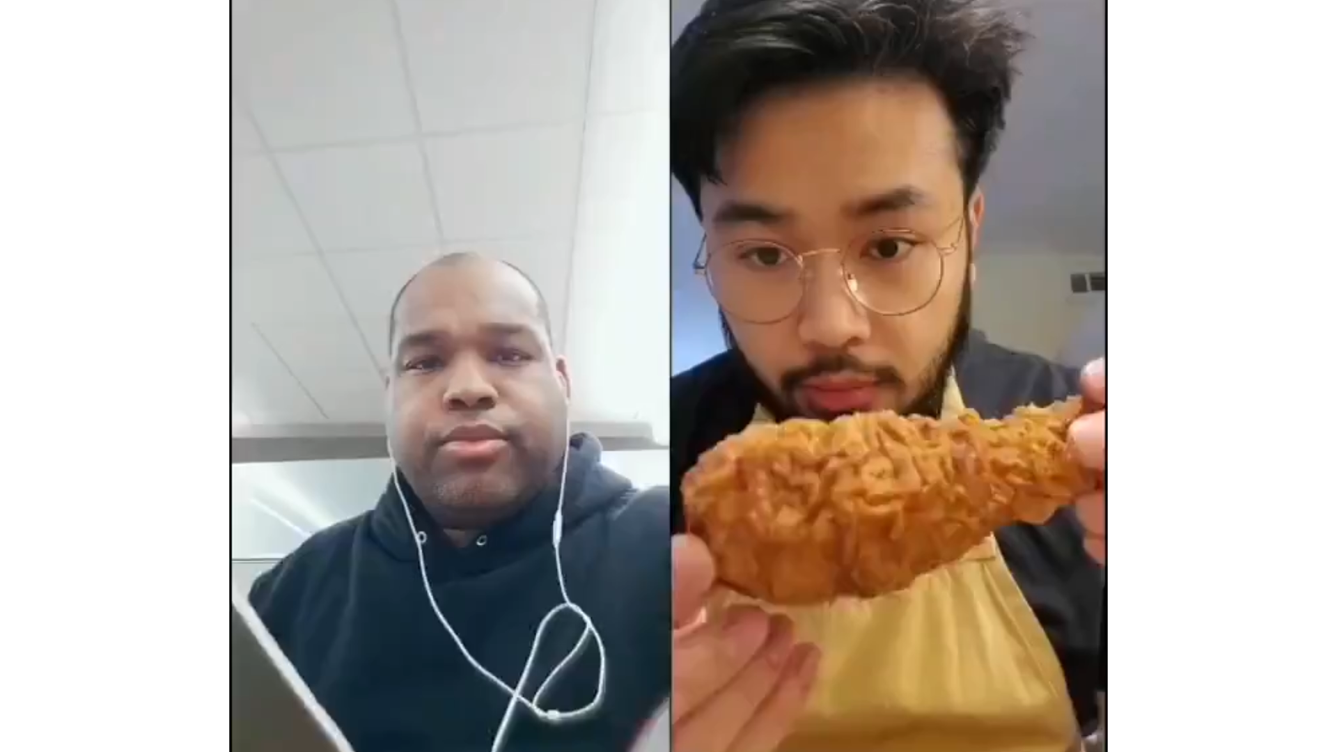 Man gives a lesson on how to make perfect crispy fried chicken