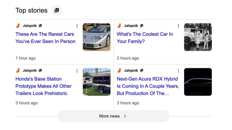 How to add Jalopnik as a preferred source on Google