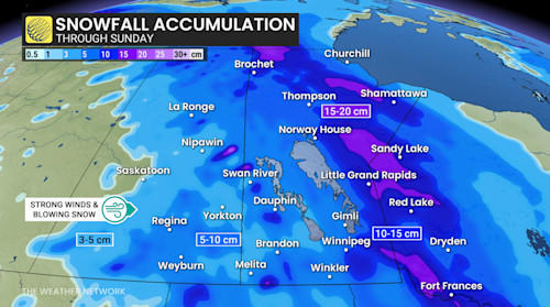 Blustery winds, snow brings hazardous travel to parts of Sask., Manitoba