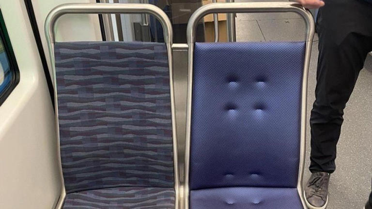 Light rail trains ditch fabric seats, switch to 'cleaner' vinyl seats