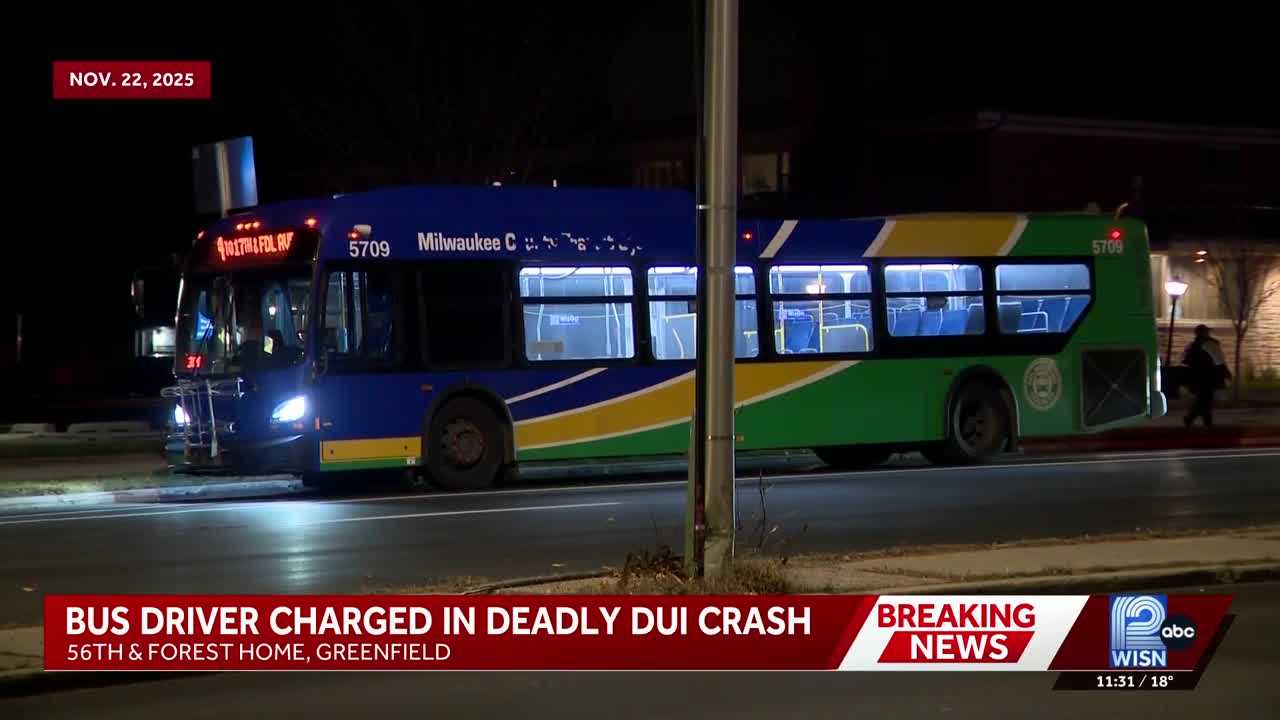 Former MCTS bus driver faces DUI homicide after pedestrian death