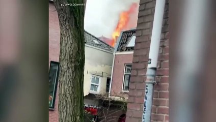 Esplosione e incendio a Utrecht provocano crolli di edifici e feriti