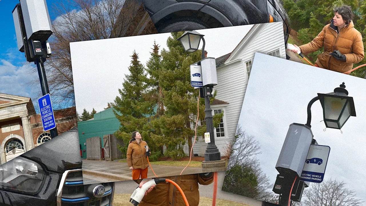 Detroit’s streetlights are becoming EV chargers