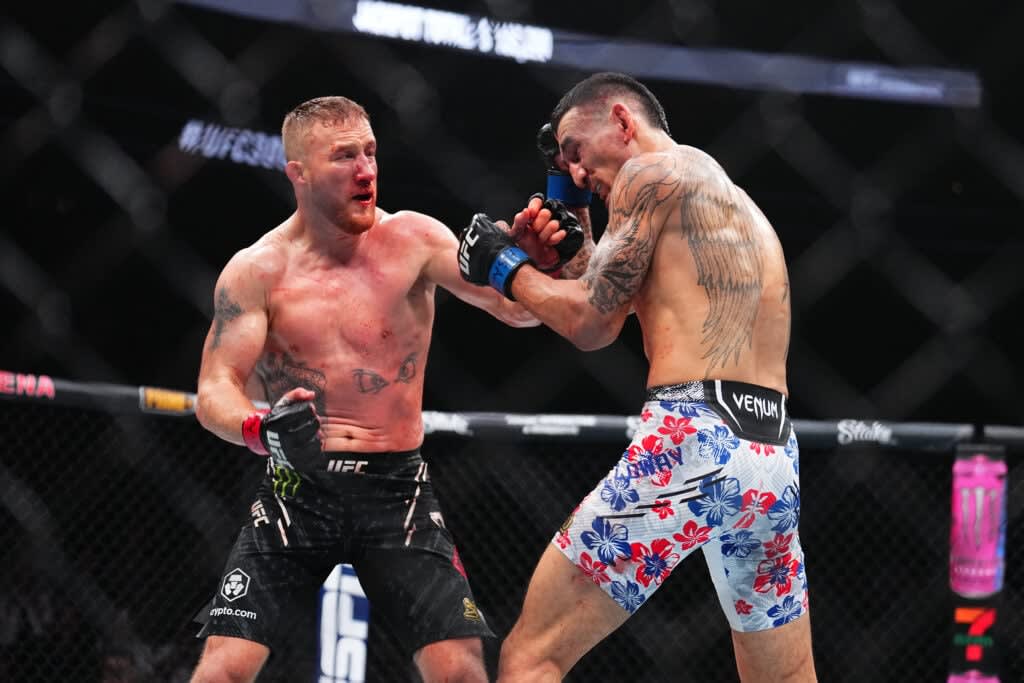 Justin Gaethje says he wants Topuria to vacate the belt to fight a new ...