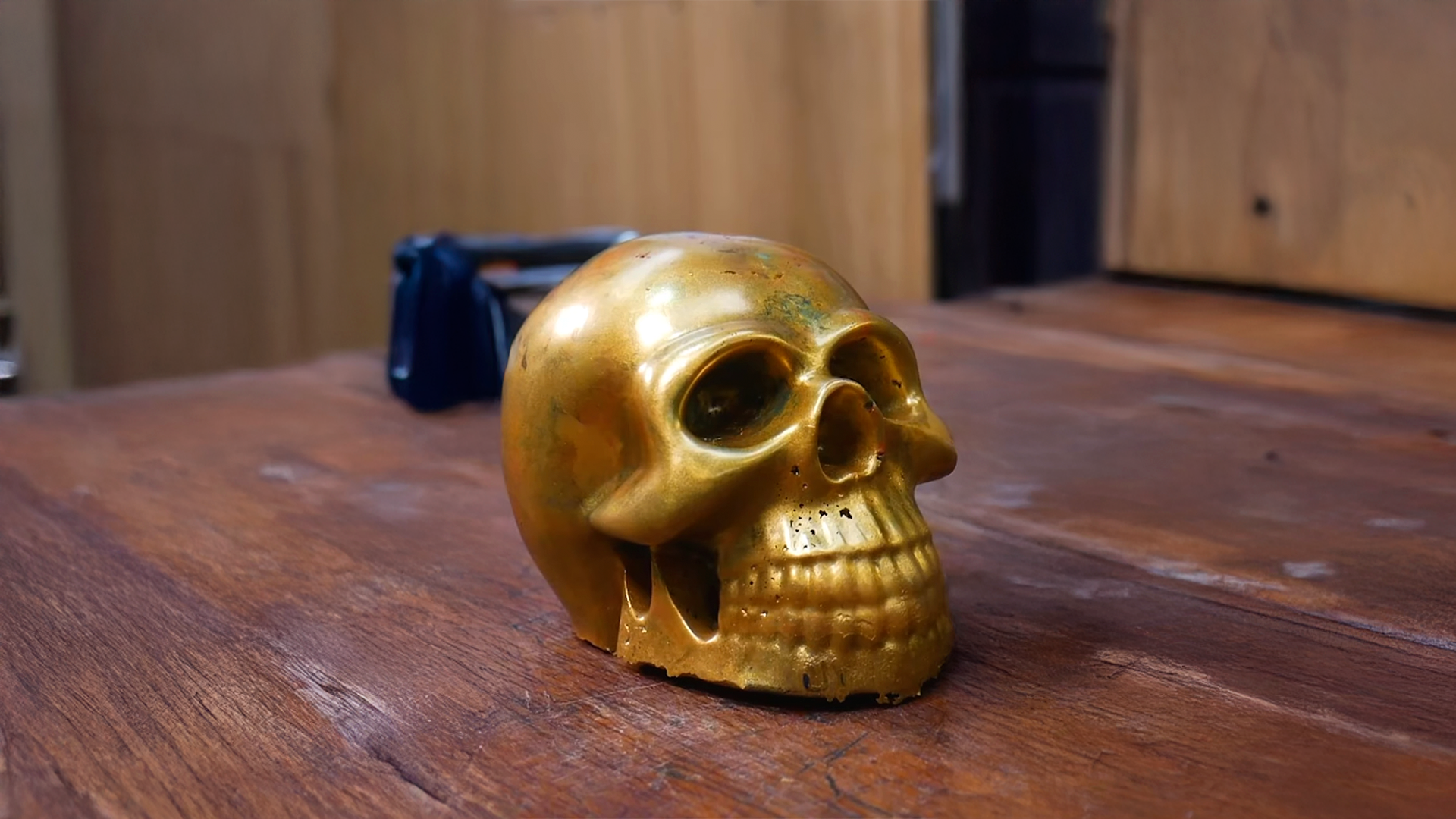Turning 3D printing waste into a skull