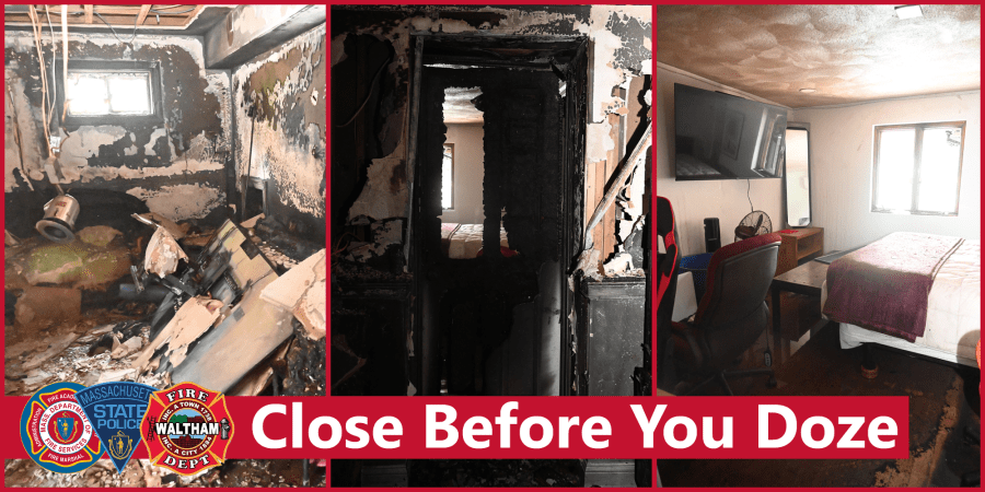 Waltham house fire highlights need to close doors at night